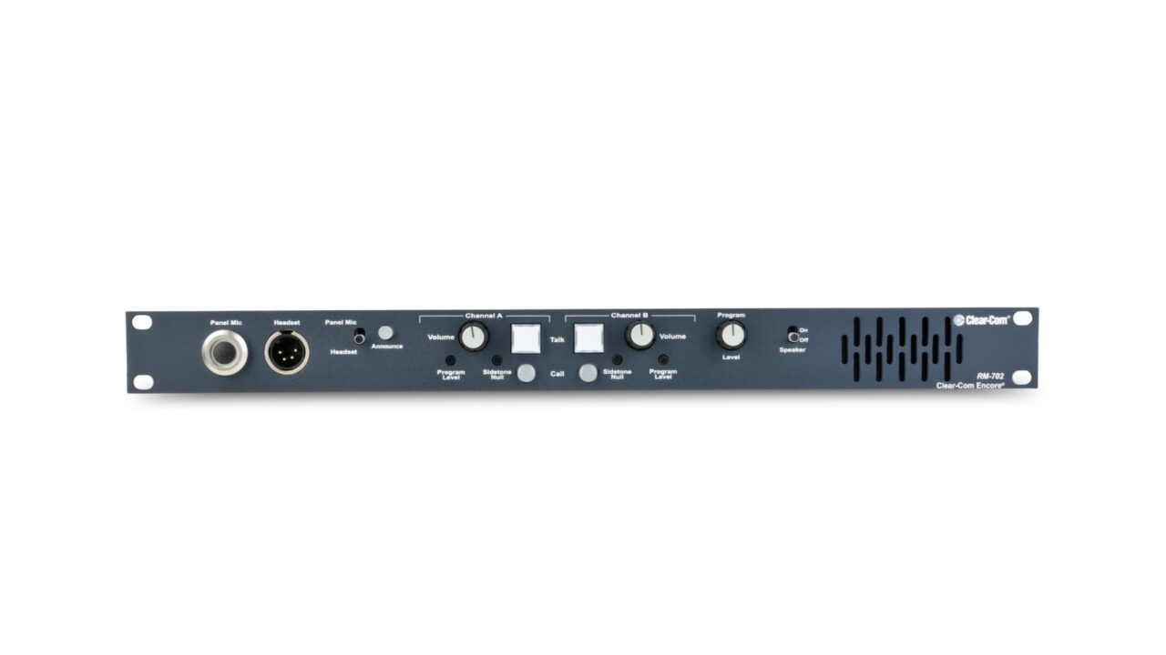 Dwukanałowa stacja centralna Clear-Com Encore MS-702